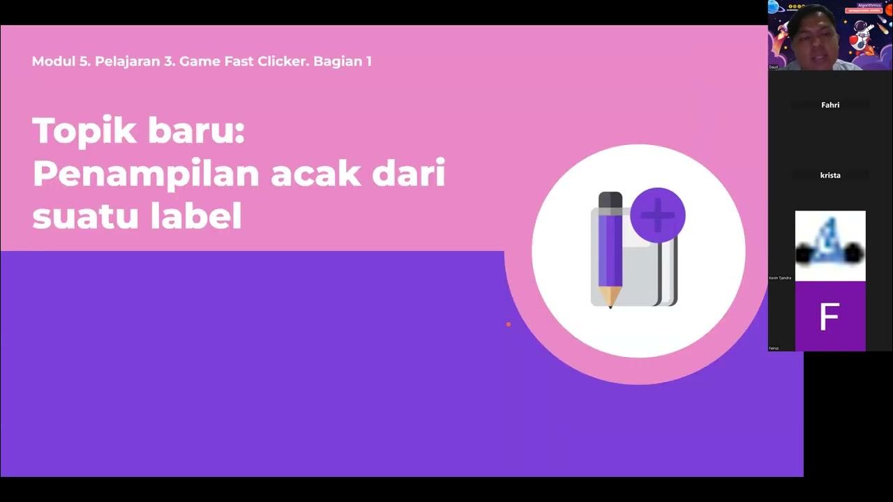 🔥 Game Python: Buat Fast Clicker Seru dengan Pygame! (Bagian 1) 🎮🐍 | PP ...