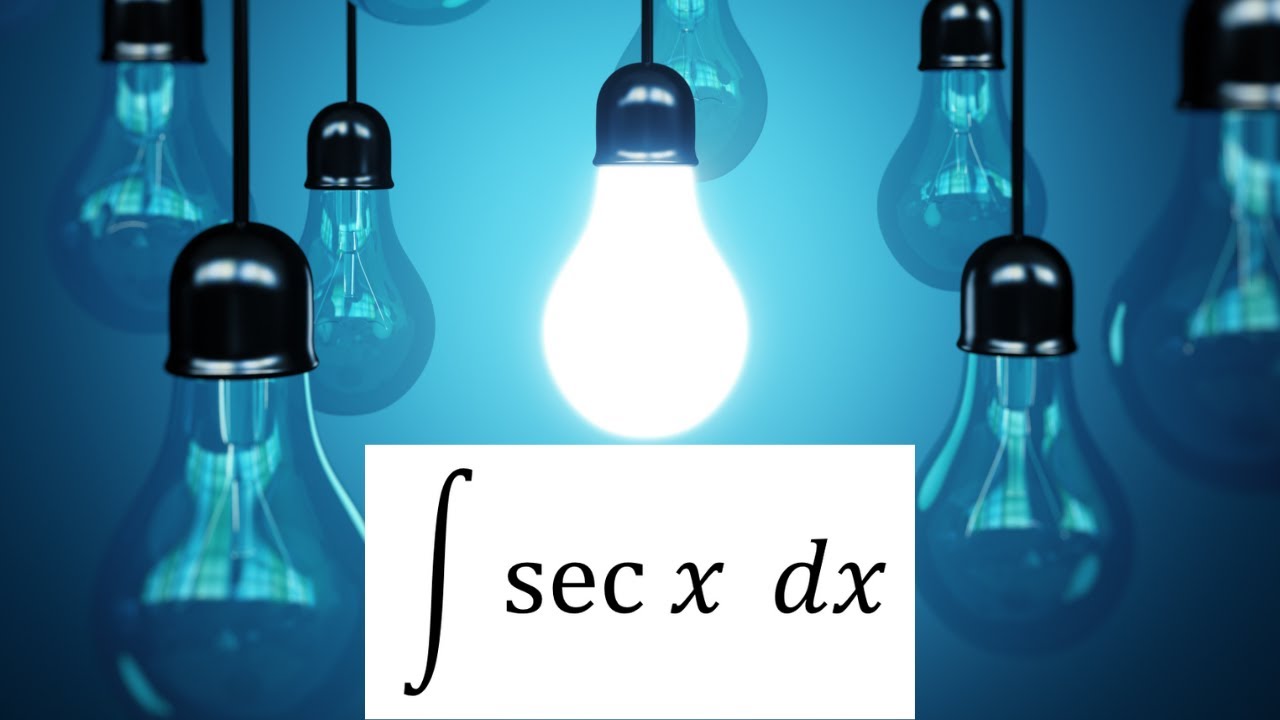 Integration of sec x (the definitive guide) - YouTube