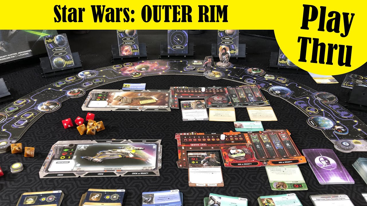 STAR WARS: OUTER RIM - Solo Game Play Thru - YouTube