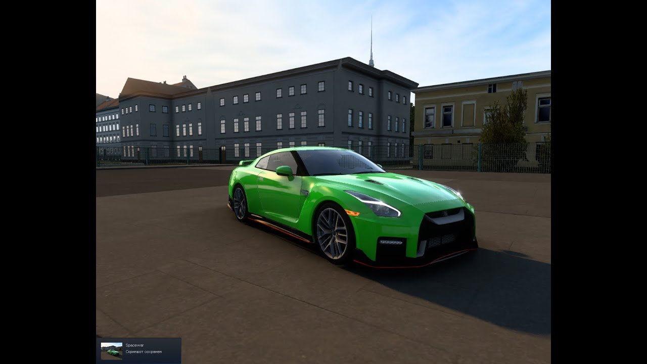 ETS 2 :) Nissan GTR в МОСКВУ - YouTube