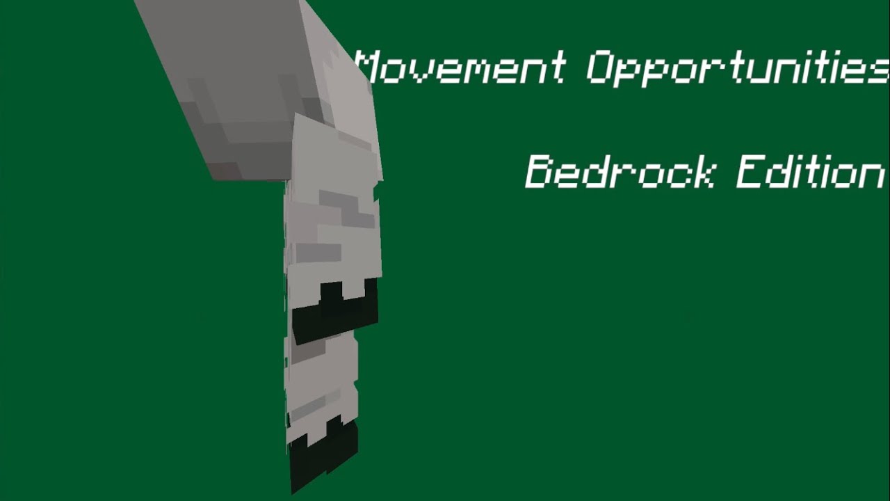 How to make a Movement Opportunity in Minecraft Bedrock Edition! - YouTube
