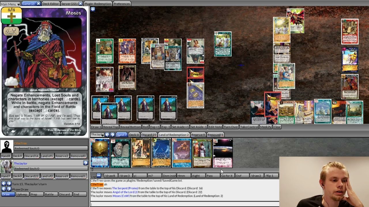 Moses Splash Contender Deck | T1 Game vs Chad Frantz - YouTube