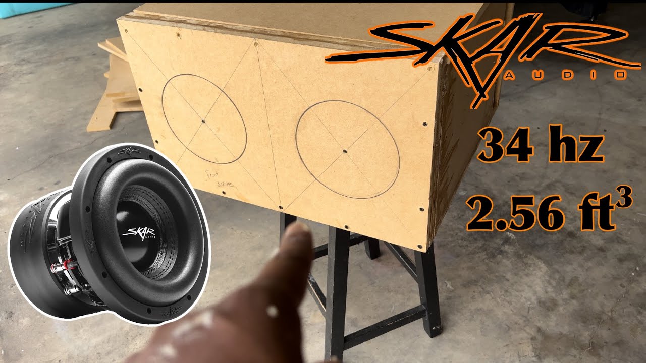 Dual Skar ZVX 8” Subwoofer Enclosure is 85% COMPLETE!! | Skar8 - YouTube