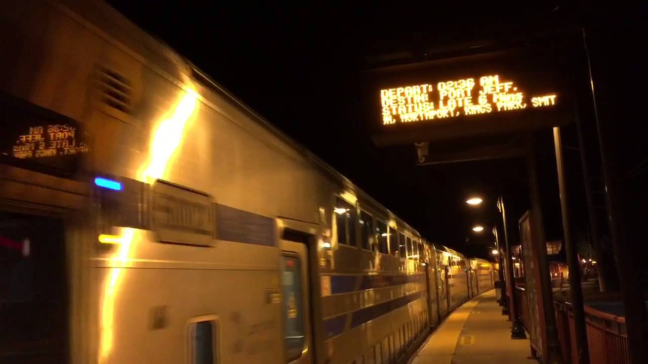 Late Night LIRR trains at Syosset w/ trains 602, 1605, 1602, 1604 and ...