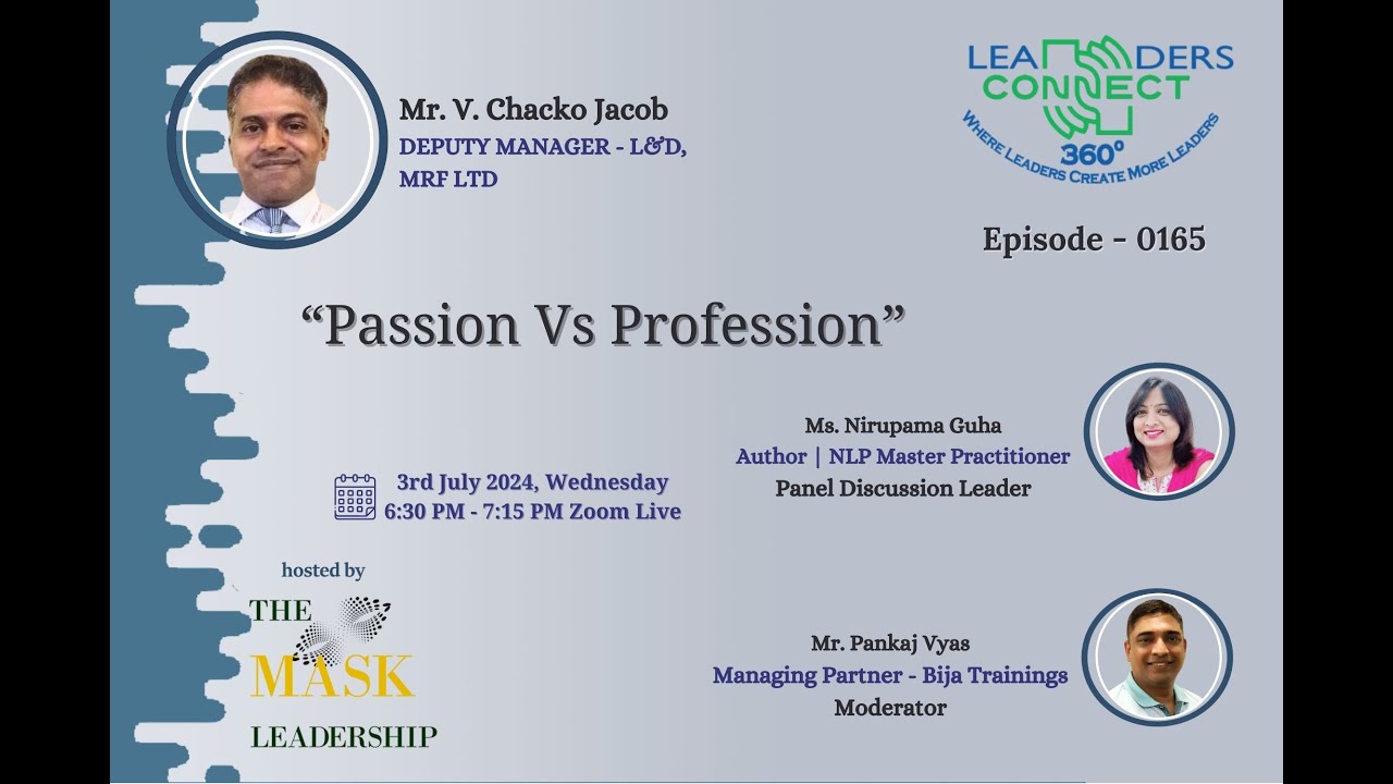 🔍LC EPISODE 0165 - “Passion Vs Profession”👥 - YouTube