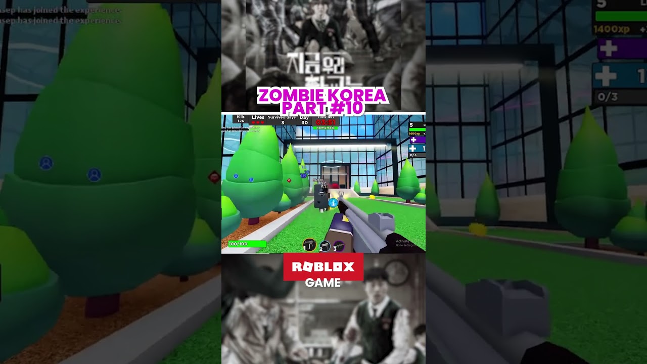 BERTAHAN DARI ZOMBIE DI ROBLOX PART #10 | PAPA OCIT #shorts - YouTube