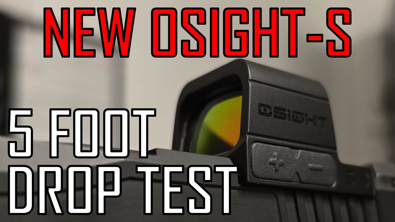 NEW OSIGHT-S: 5 FOOT DROP TEST!!! CONCRETE FLOOR!!! - YouTube