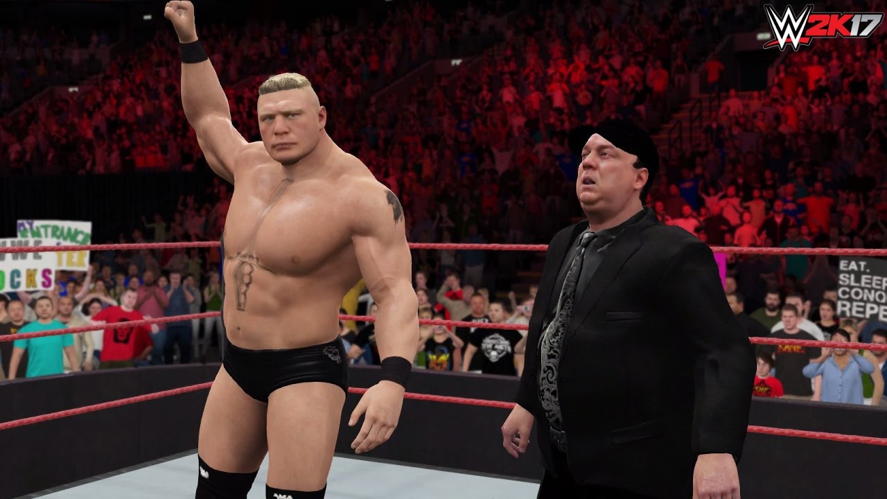 WWE 2K17 Recreation: Brock Lesnar debut! (RAW March 18, 2002) - YouTube