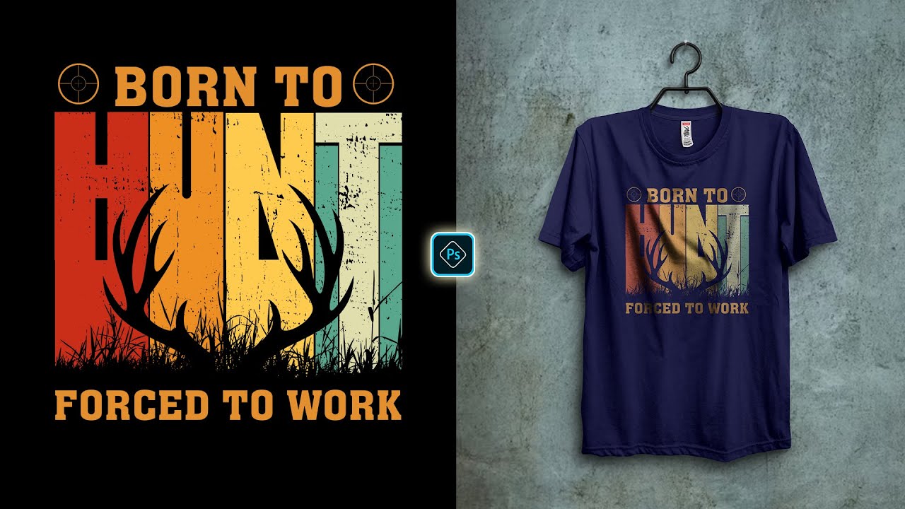 Vintage Hunting T-Shirt Design for Teespring | T-Shirt Design Photoshop ...