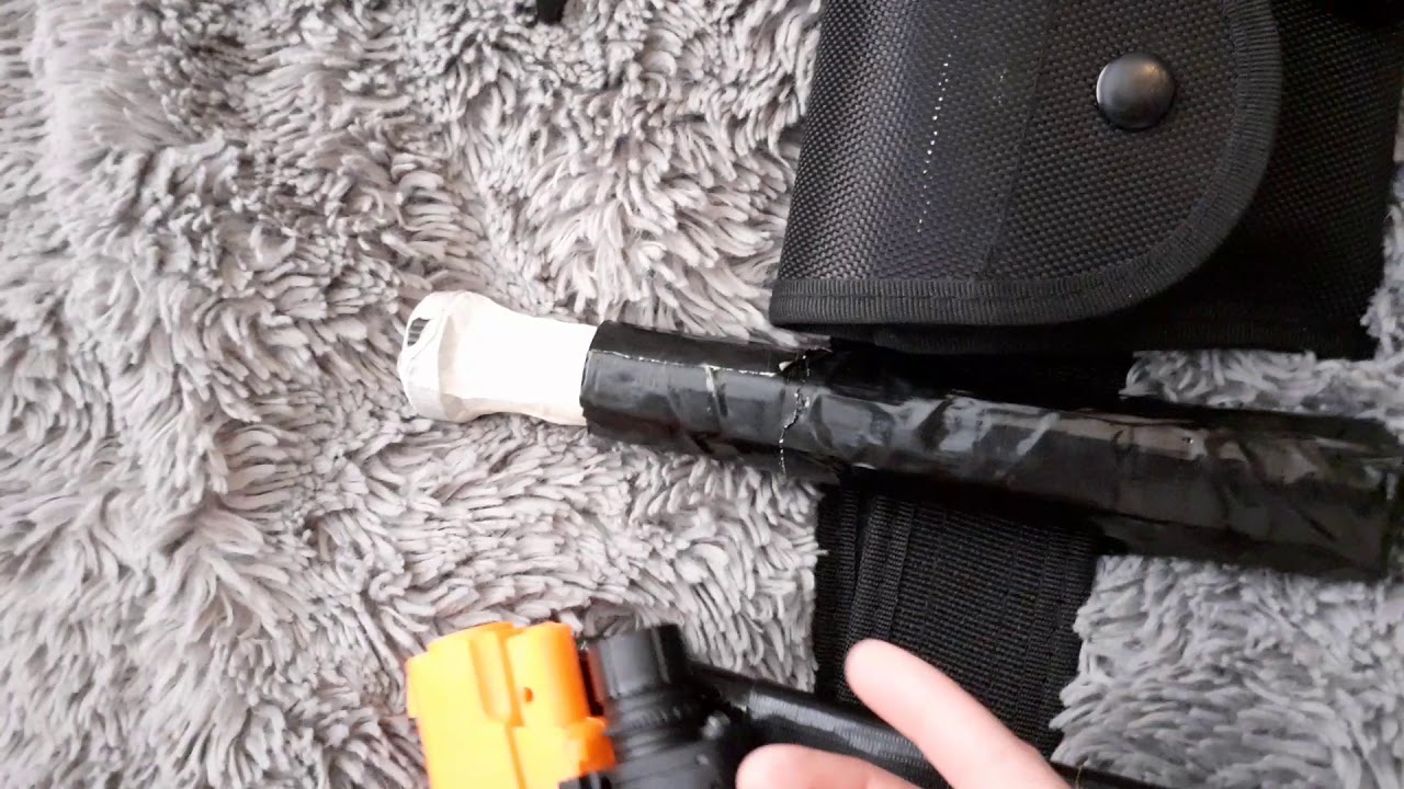 New belt setup & vest again with fake baton - YouTube