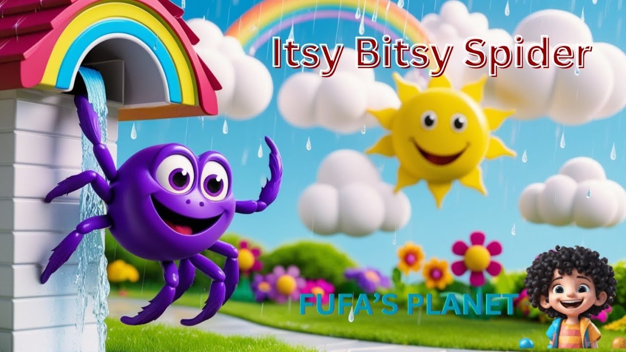 Itsy Bitsy Spider | Spider Song | Fufa's Planet Nursery Rhymes & Kids ...