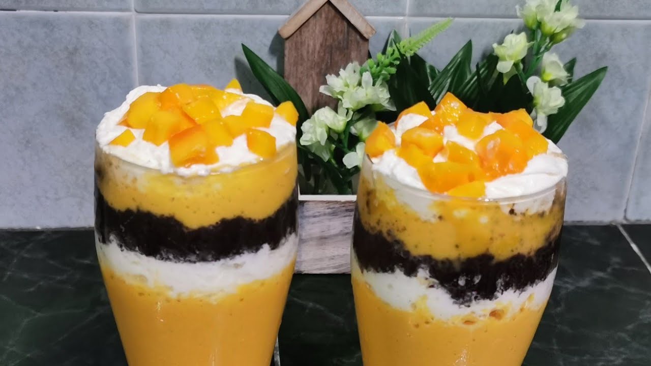 Mango Oreo Shake Rasanya Bikin Orang Ketagihan!! | Mango Dessert Recipe ...