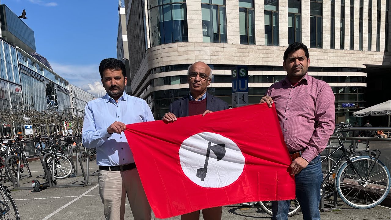 JSMM protested in Germany against the enforced disappearances of Sindh ...
