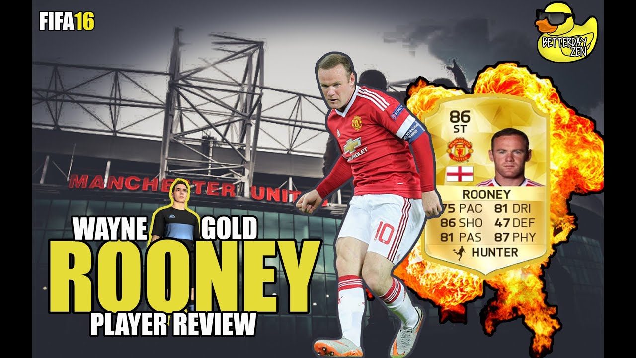 FIFA 16 ROONEY REVIEW (86) FIFA 16 Ultimate Team Player Review,In Game ...