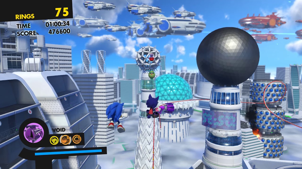 Sonic Forces Stage 24: Metropolis - Null Space S Rank - YouTube