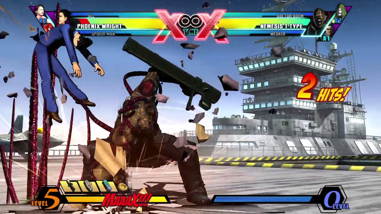 Ultimate Marvel vs Capcom 3 Phoenix Wright Level 3 Hyper - YouTube