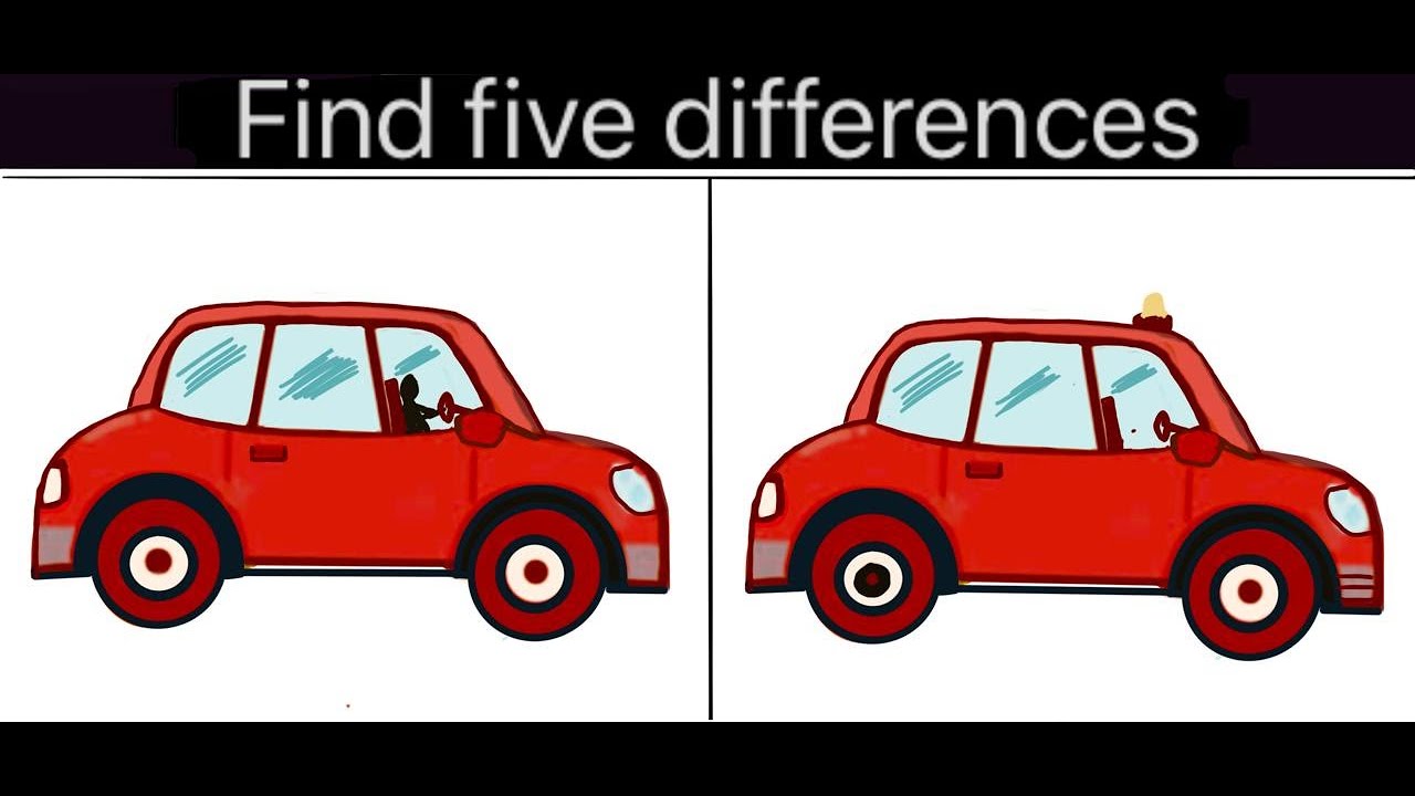 Find a difference - Car - 1 - YouTube