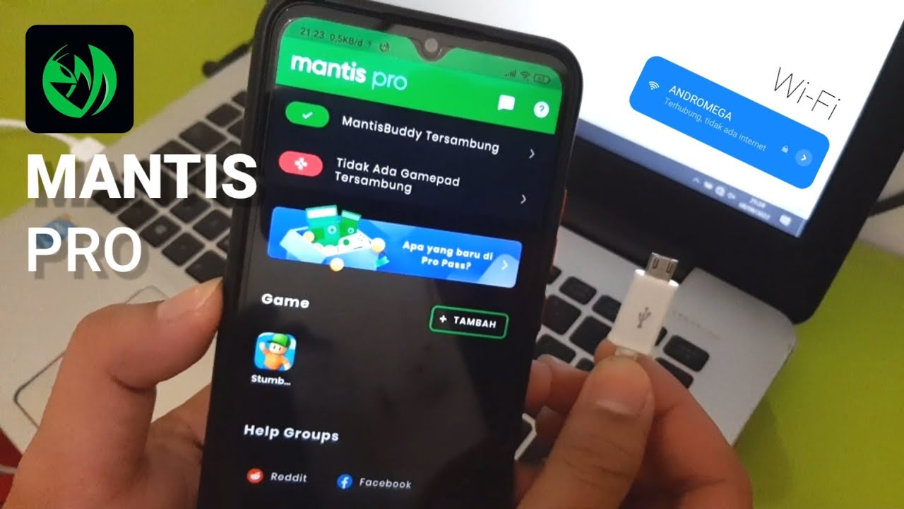 Setting mantis pro menggunakan laptop/pc - YouTube