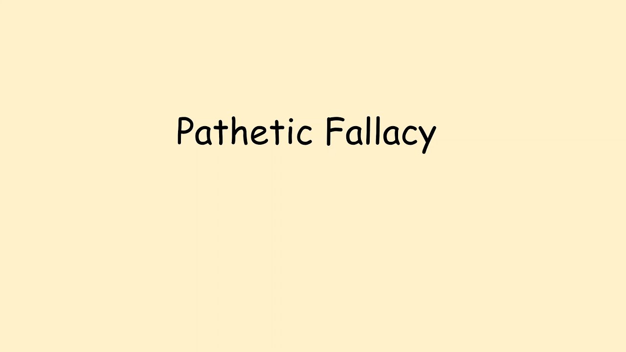 Pathetic Fallacy - YouTube
