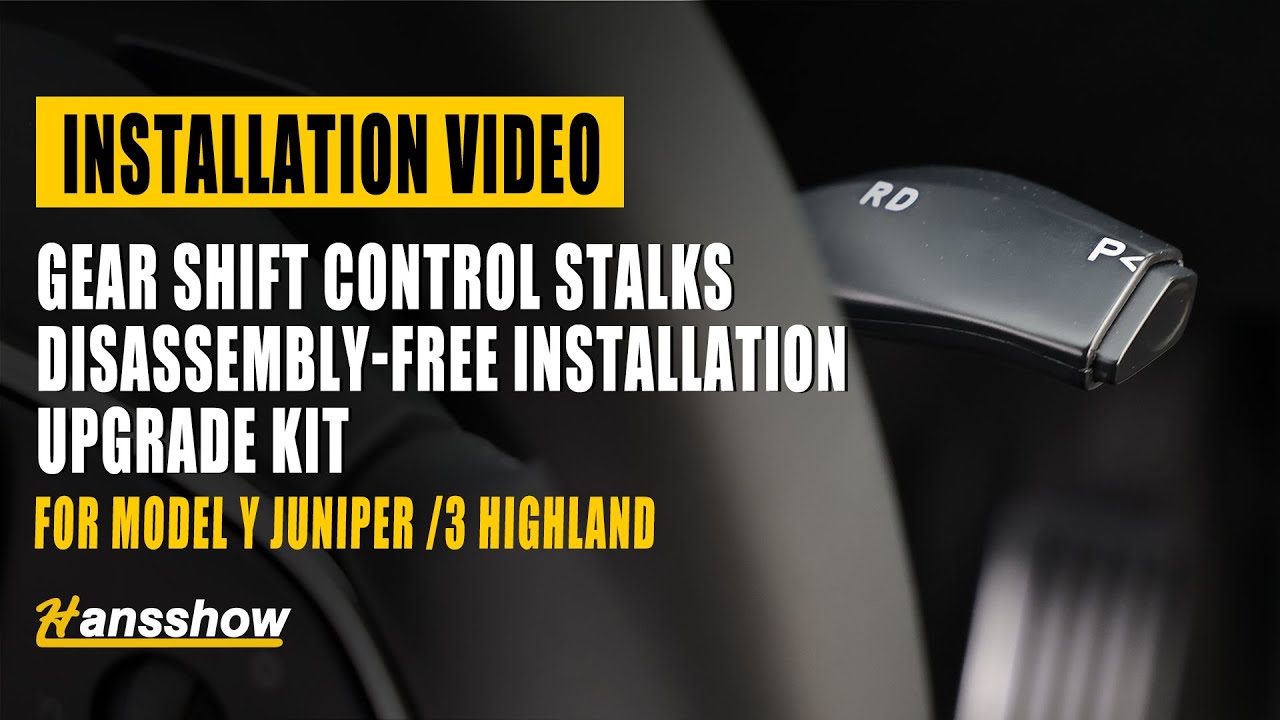 New Model Y Juniper /3 Highland Gear Shift Control Stalks Disassembly ...