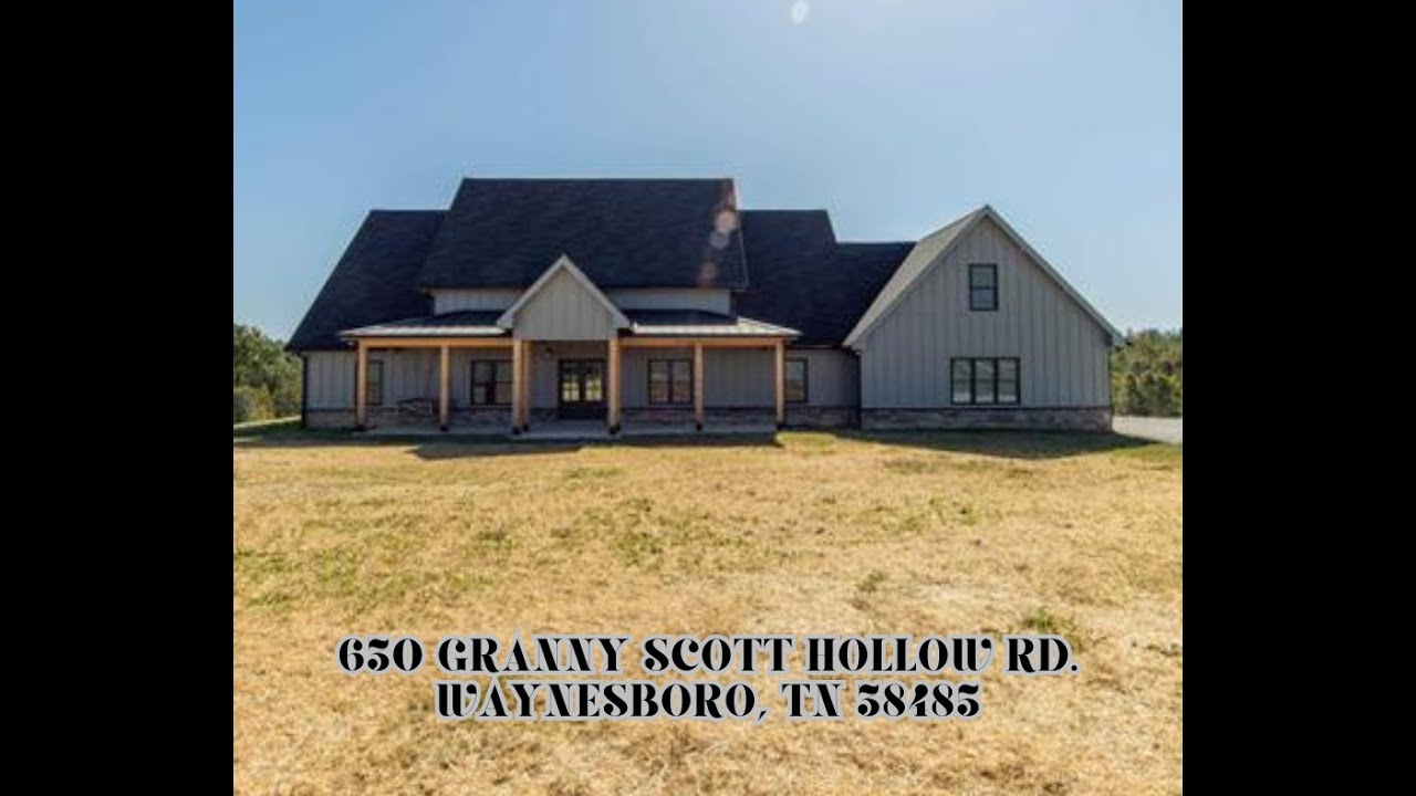 630 Granny Scott Hollow Rd. Waynesboro, TN 38485 - YouTube