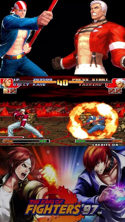 Billy Kane vs Orochi Yashimaru (KOF 97) | 比利·凯恩 VS 大蛇八岛丸 #shorts #viral #games #china - YouTube