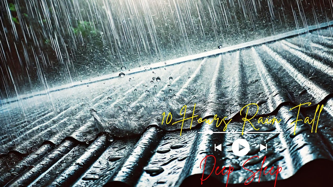 Happy rain fall | Sleep in the Rain | 10 Hours of Relaxing Sounds - YouTube