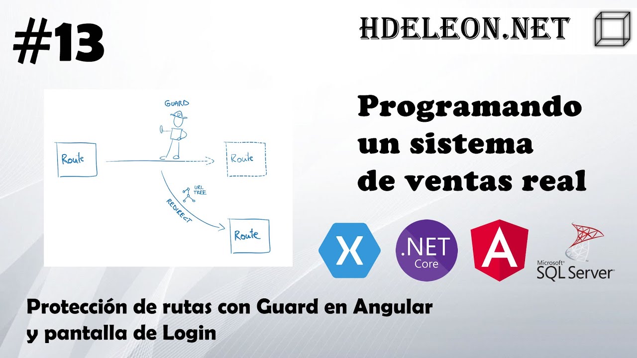 #13 Programando un sistema de ventas real | Proteger rutas con Guard y pantalla de login en ...