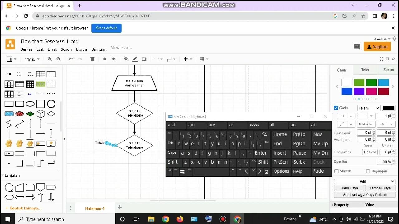 Flowchart Sistem Reservasi Hotel - YouTube