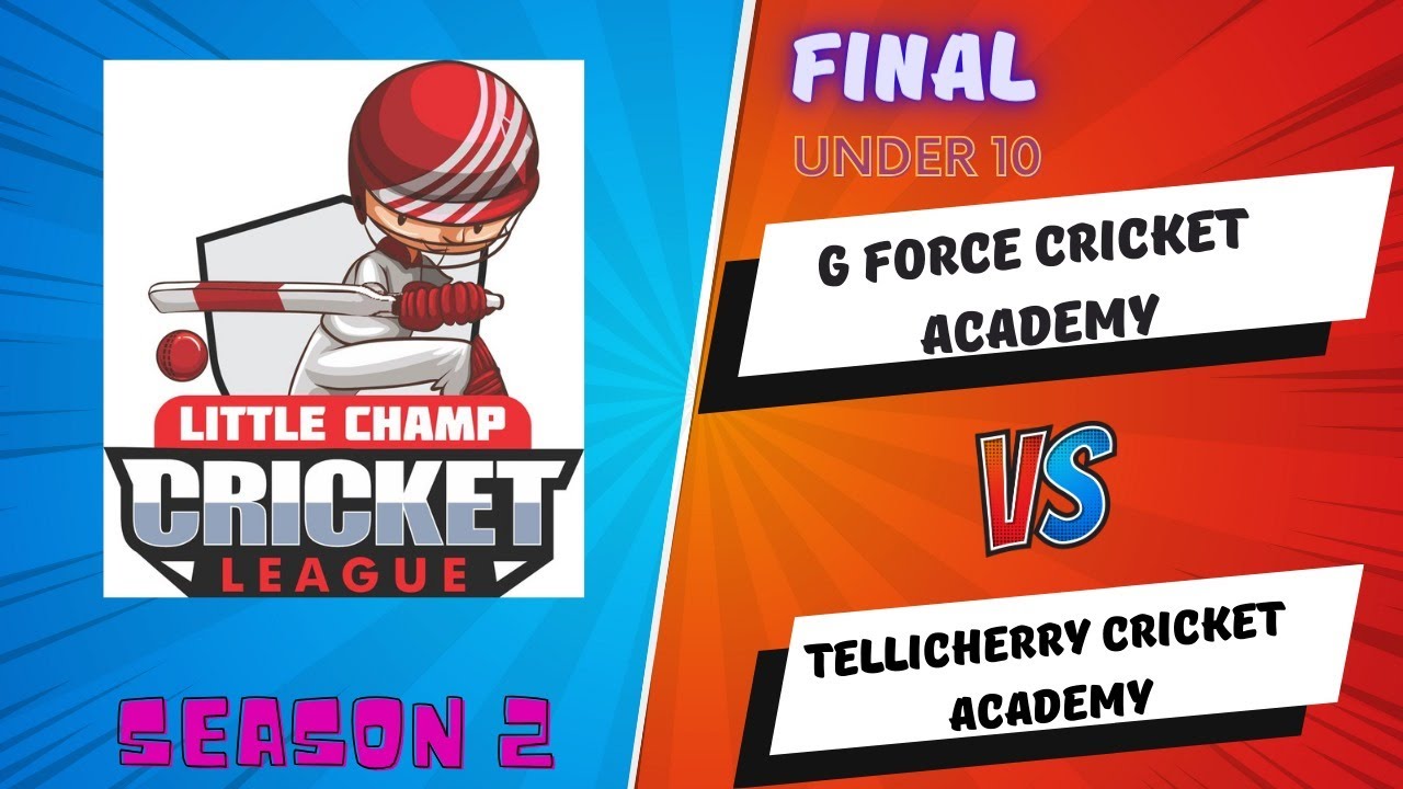 GRAND FINAL # G FORCE CRICKET Academy U10 vs TELLICHERRY CRICKET ...