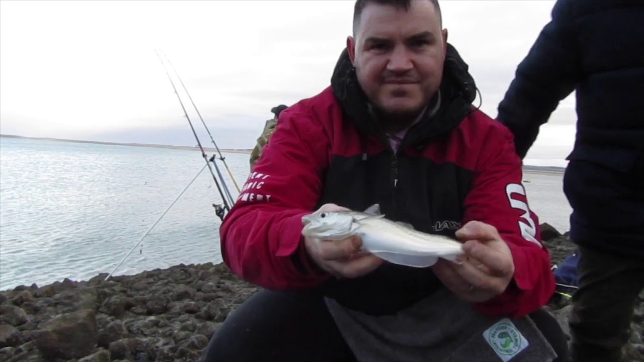 Sea fishing Mostyn - YouTube