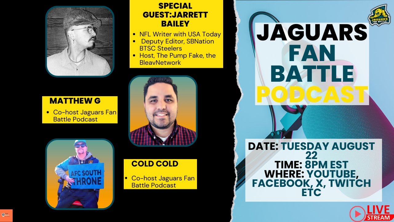 Special Guest Jarrett Bailey, NFL writer for USA Today talks with the ...