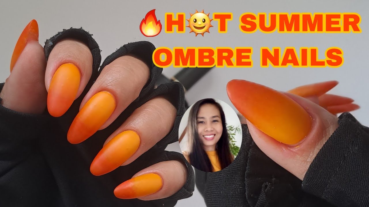 How to Do Ombre Using 3 Gel Polish Colors - H🌞T Summer Nail Art Design🔥 ...
