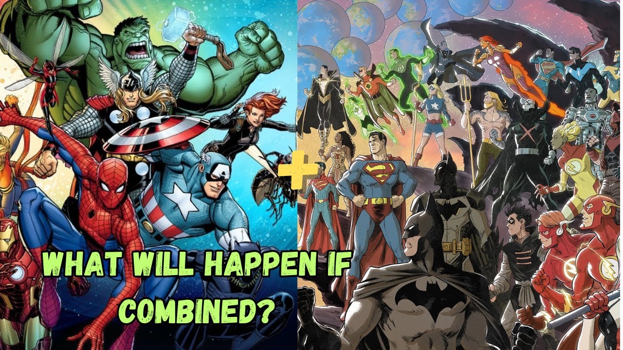 merge marvel and dc universes |"Heroes United: A Fusion of Marvel and ...