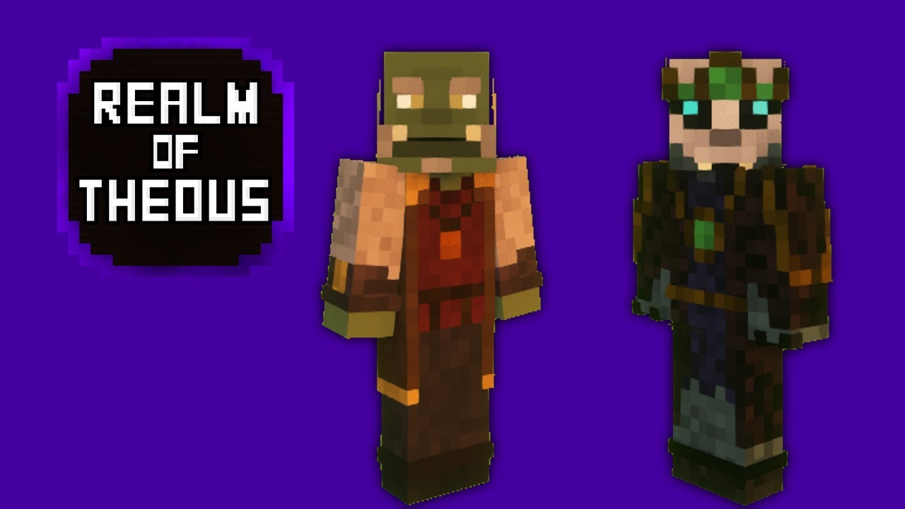 The Custom Character skins of Theous (Minecraft Skins) - YouTube