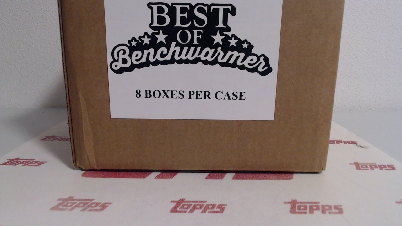2022 Best of Benchwarmer 8 Box Case Model Break #35 (4-9-24) - YouTube