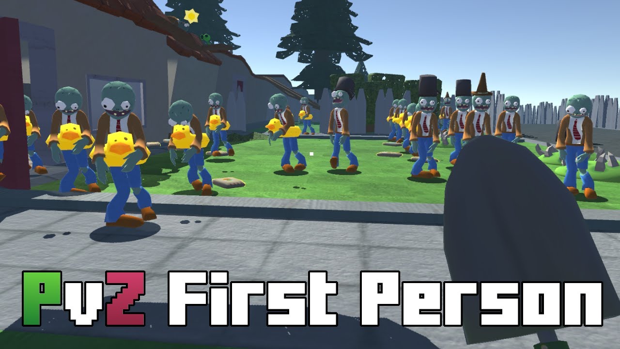 PvZ 1 but it's in First Person??? - YouTube