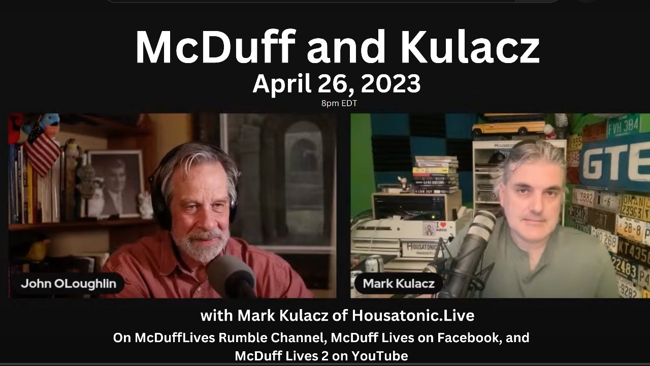 "McDuff and Kulacz," April 26, 2023 Stub only Please see below - YouTube