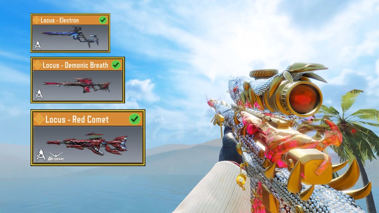 Comparing The Legendary Locus in COD Mobile (Which is the BEST ?) - YouTube