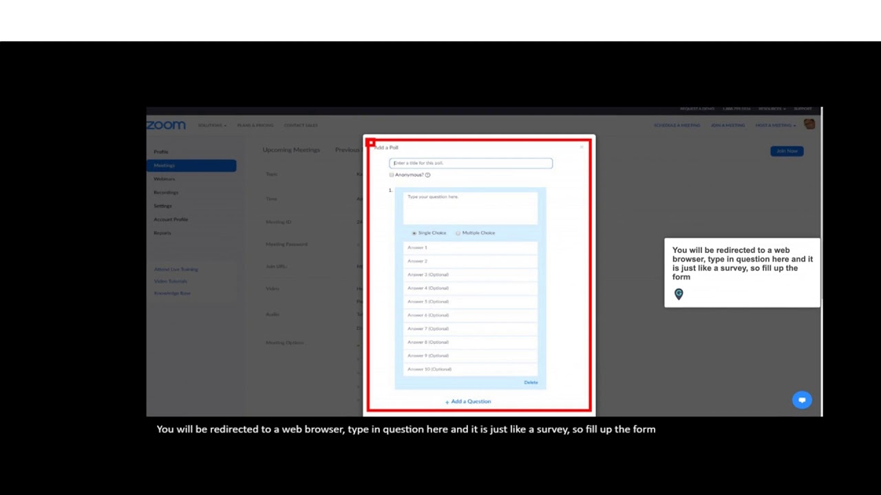 How to leverage amazing poll feature of zoom to ask questions and poll ...