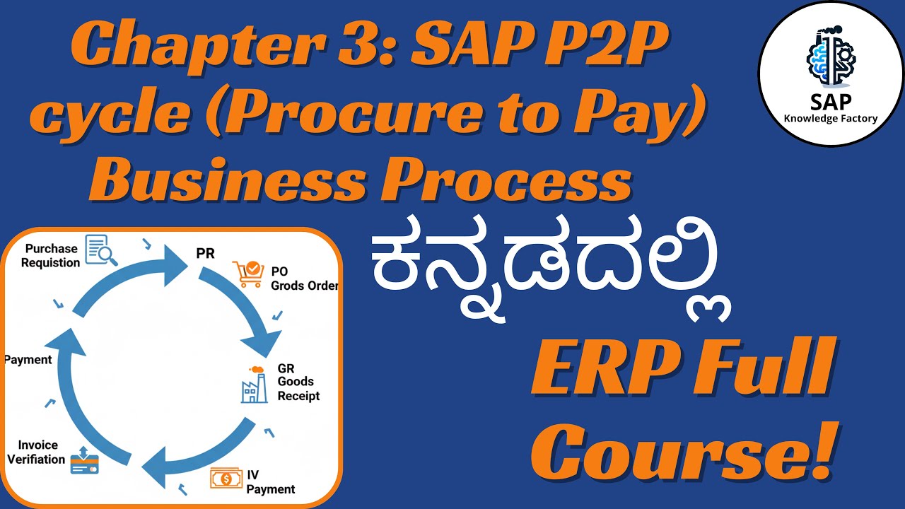 SAP P2P Cycle | Chapter 3: Procure to Pay Business Process | ಕನ್ನಡದಲ್ಲಿ ...