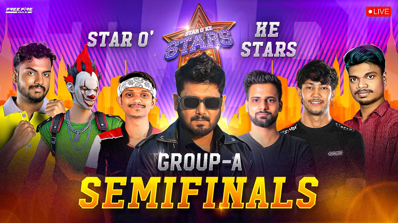 Staro 🌟 ke Star's ⭐⭐ Semi Finals 1 🤩 #freefire #freefirelive #ipllive ...