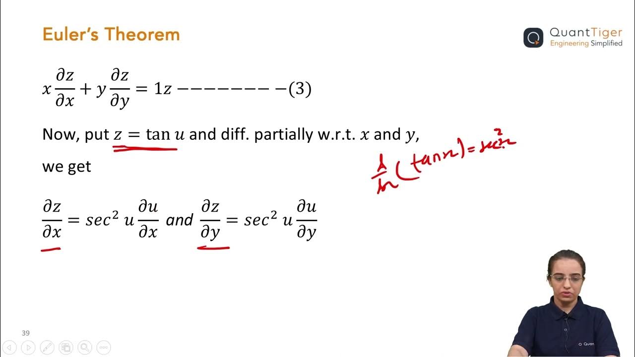 Euler's Theorem - Part 2 | Partial Differentiation - YouTube