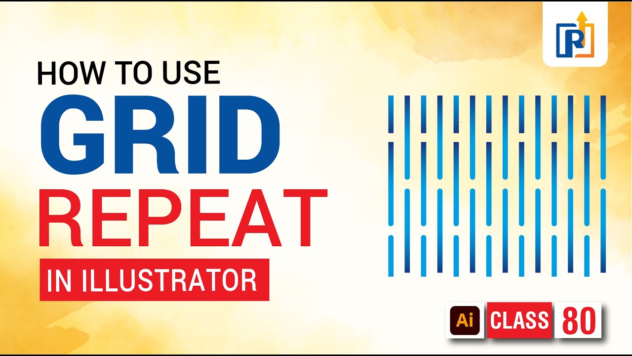 How To Use Grid Repeat in illustrator | How to Use the Grid Repeat in ...