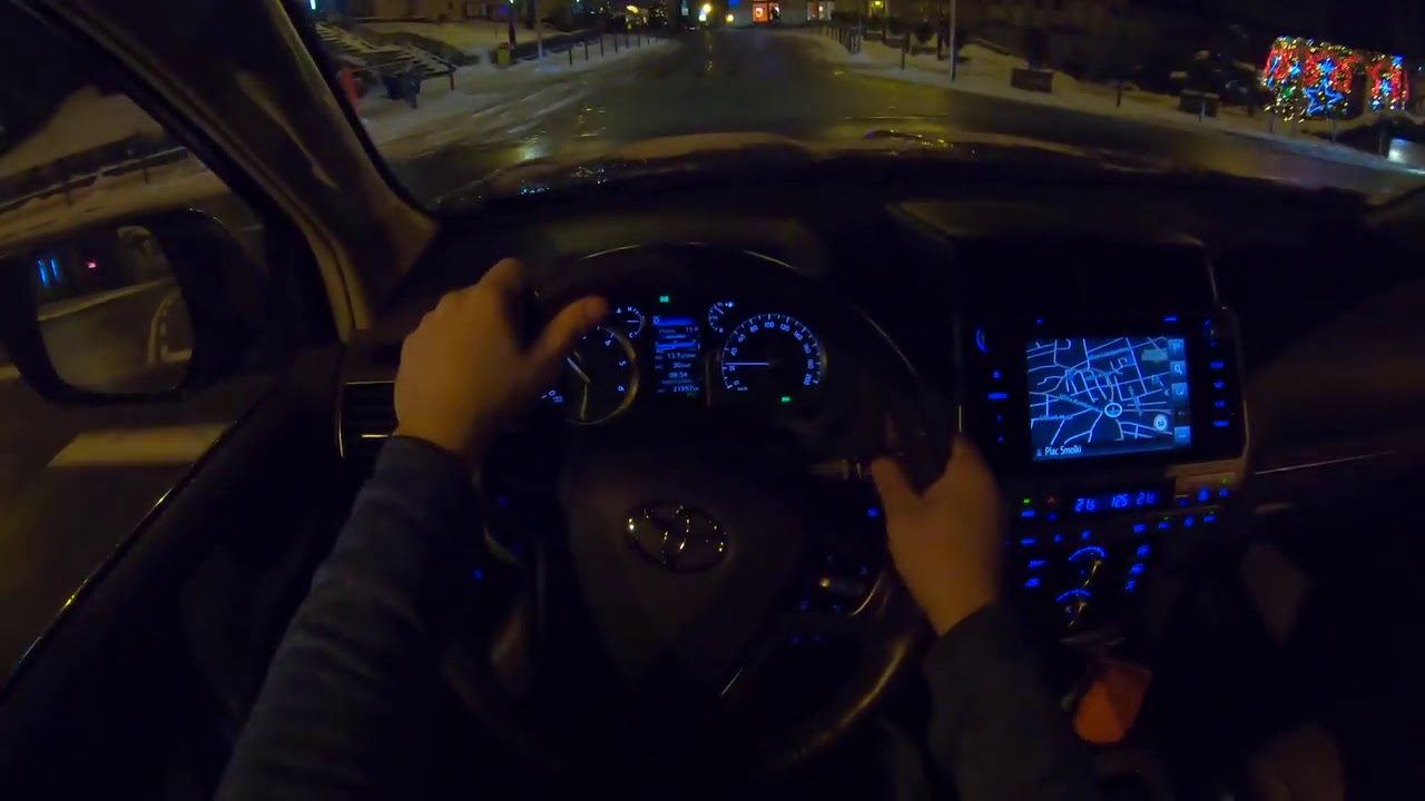 Toyota Land Cruiser Night POV Test Drive | HD - YouTube