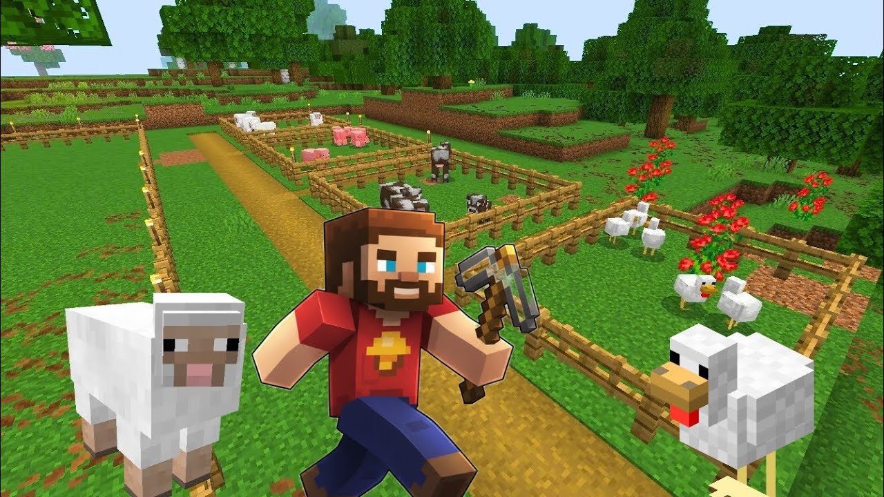 I am Making a Big Animal Farm in Minecraft Survival | Day 7 - YouTube