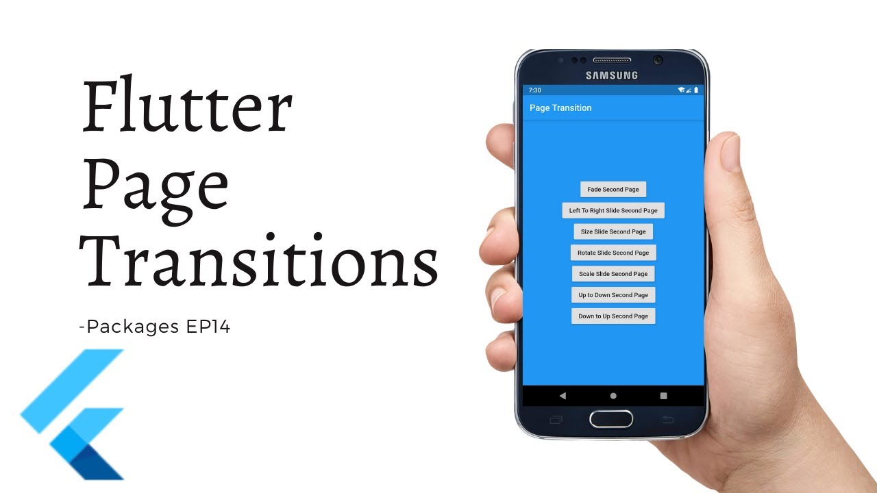 Flutter Page Transition Ui Exploring Packages Ep14 Youtube
