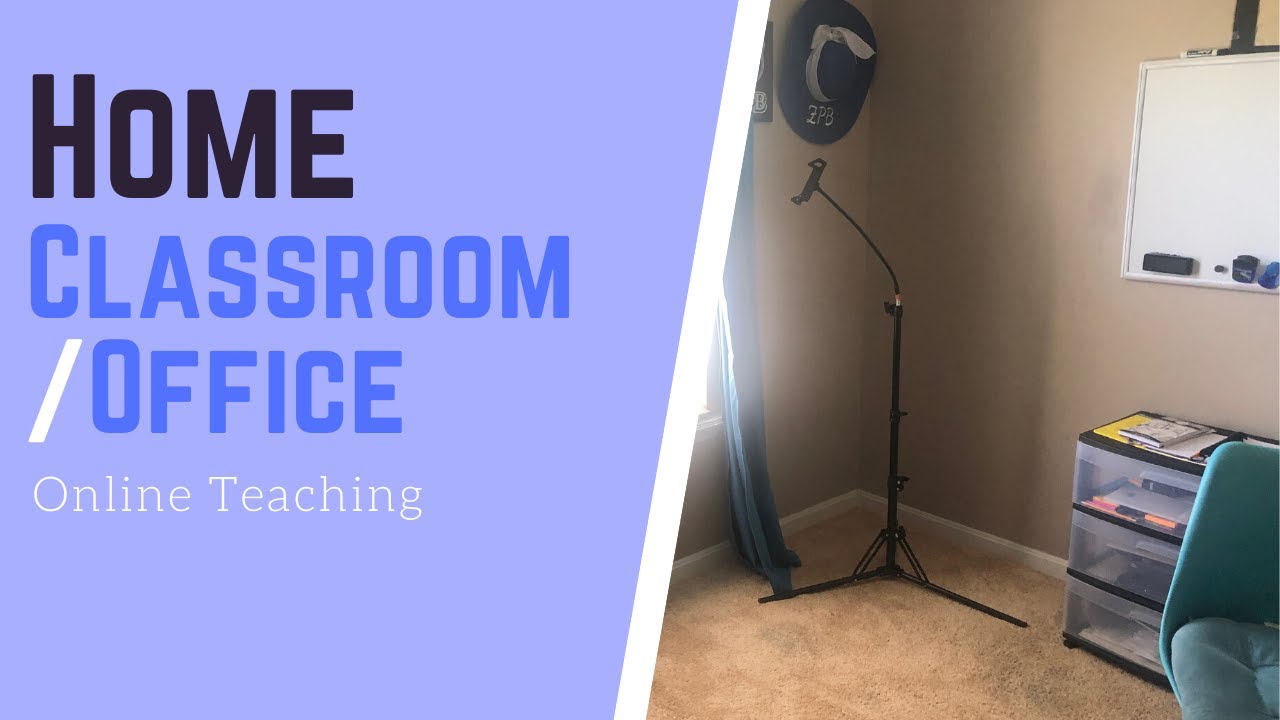 Teacher Home Classroom/Office QUICK Tour: Online Teaching During ...