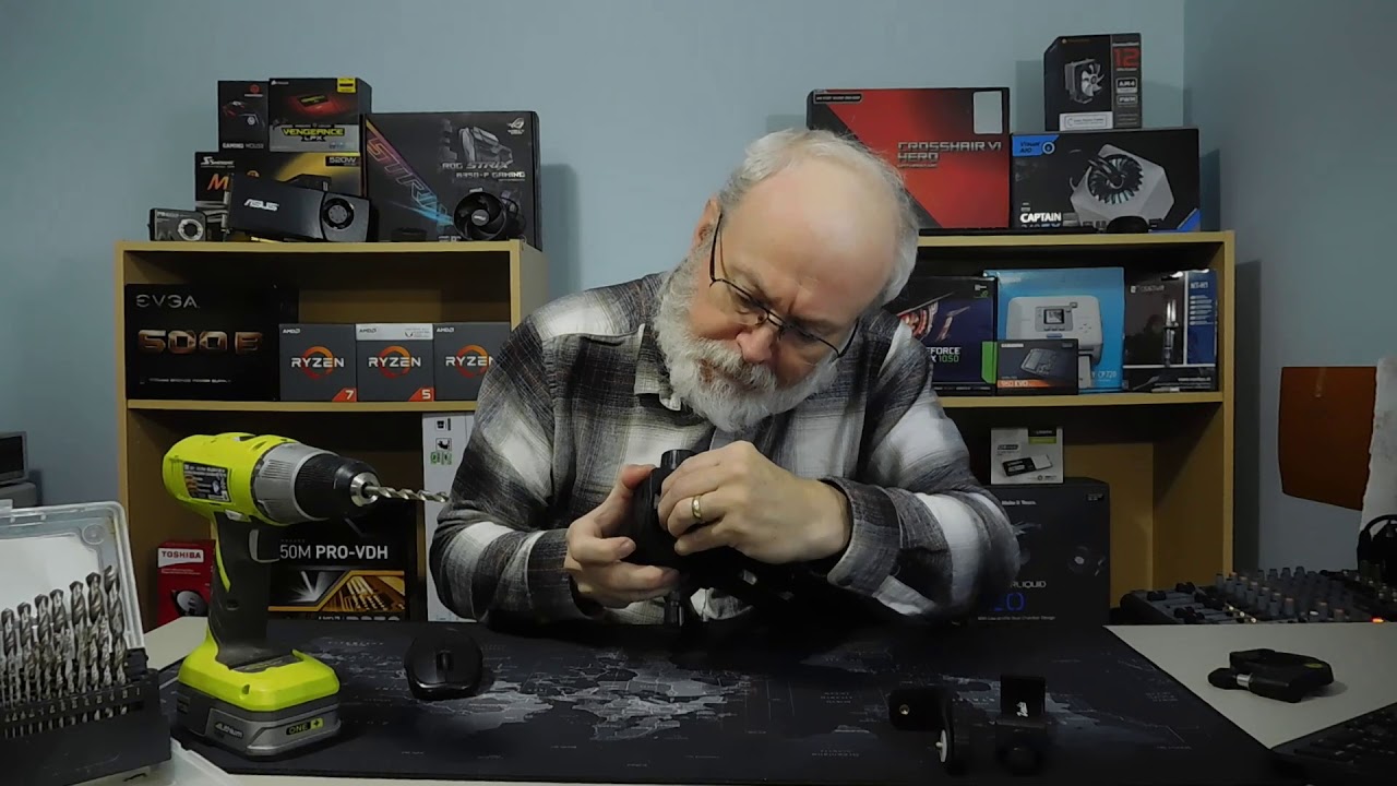Temporary Fix for No Camera Plate on a Tripod Stand... - YouTube