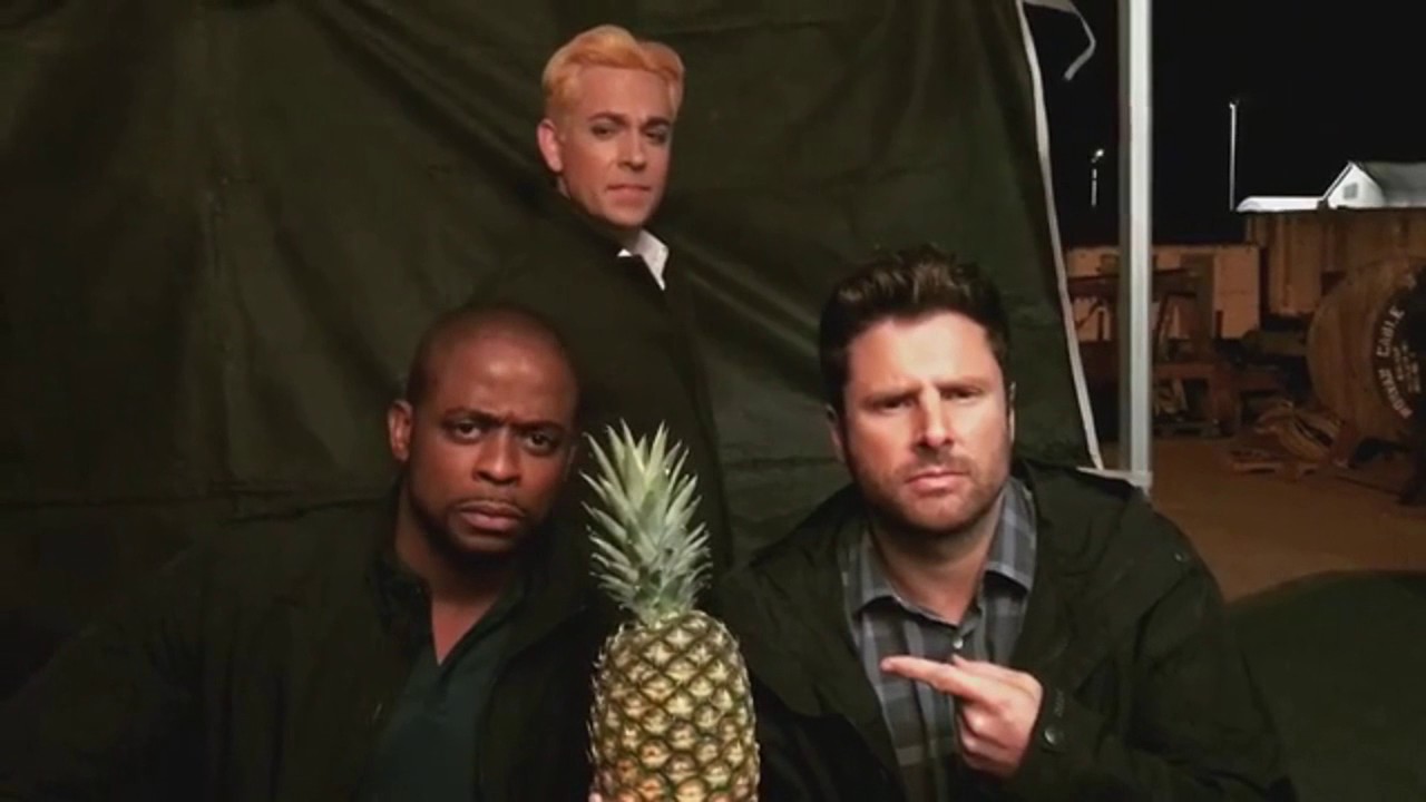 Blond Zachary Levi in Psych Holiday Movie? James Roday & Dule Hill ...